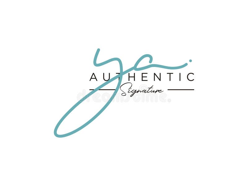 Ya Signature Stock Illustrations – 217 Ya Signature Stock Illustrations ...