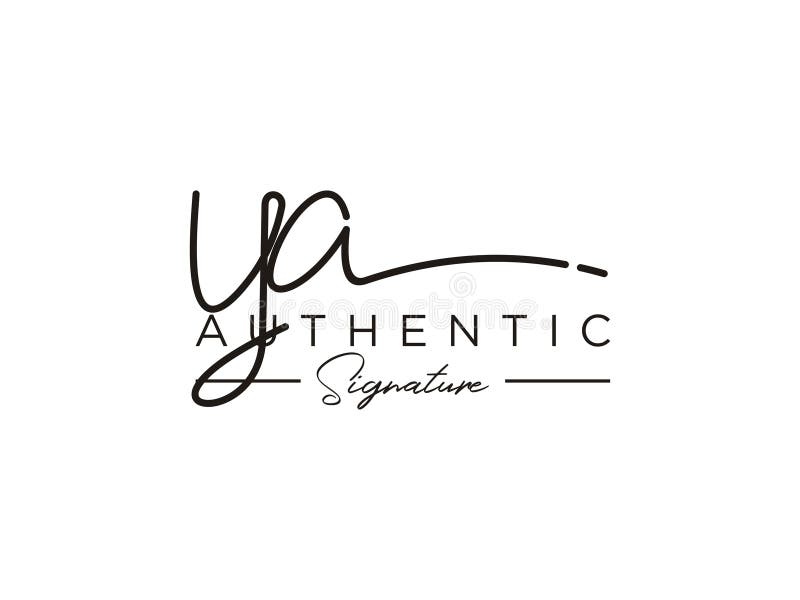 Ya Signature Stock Illustrations – 217 Ya Signature Stock Illustrations ...
