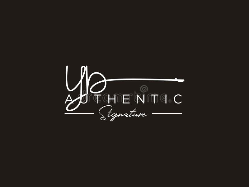 Letter YB Signature Logo Template Vector Stock Vector - Illustration of ...