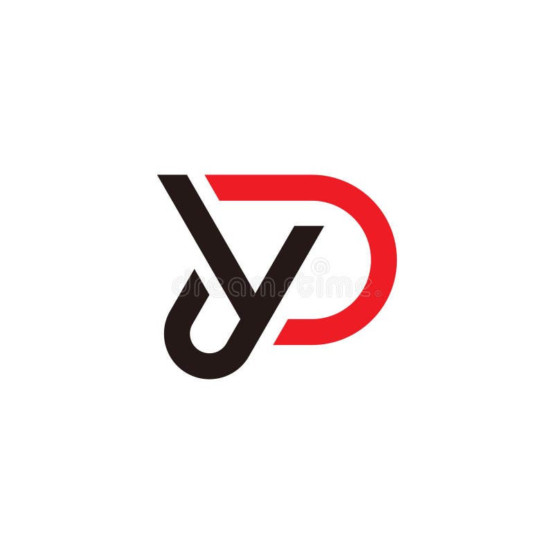 Letter Yd Simple Motion Dynamic Geometric Logo Vector Stock Vector ...