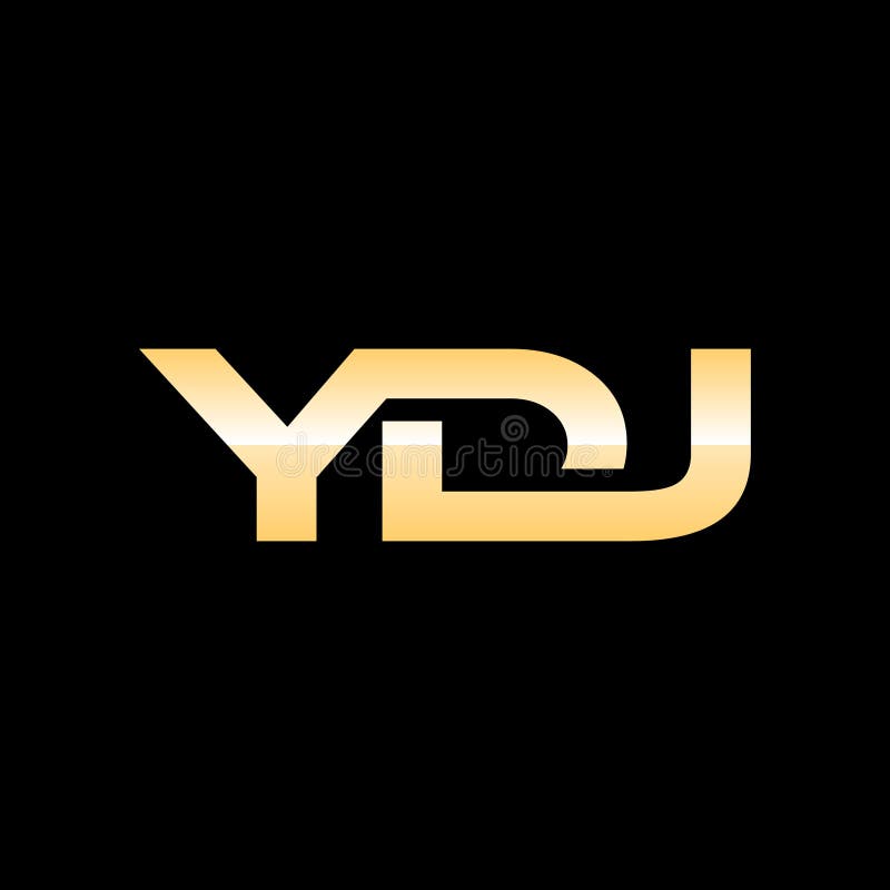 Letter YDJ Simple Geometric Business Creative Design Technology Logo ...