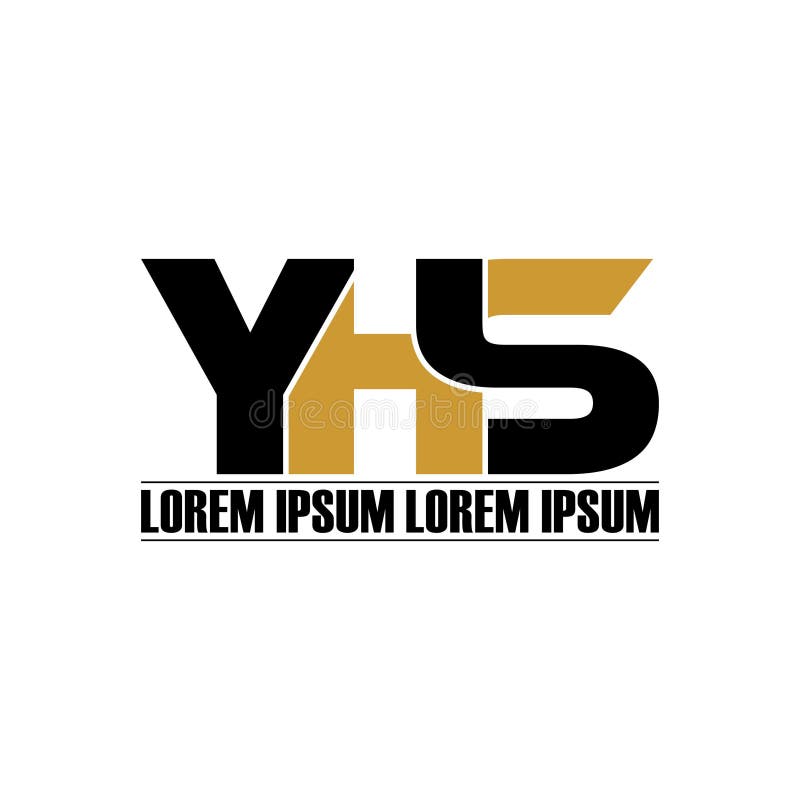 Letter YHS Simple Monogram Logo Icon Design. Stock Vector ...