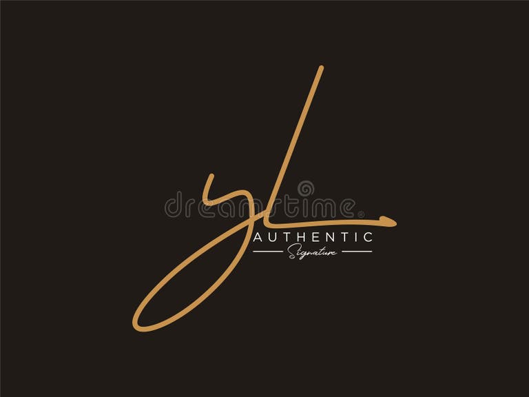 Yl Signature Stock Illustrations – 188 Yl Signature Stock Illustrations ...