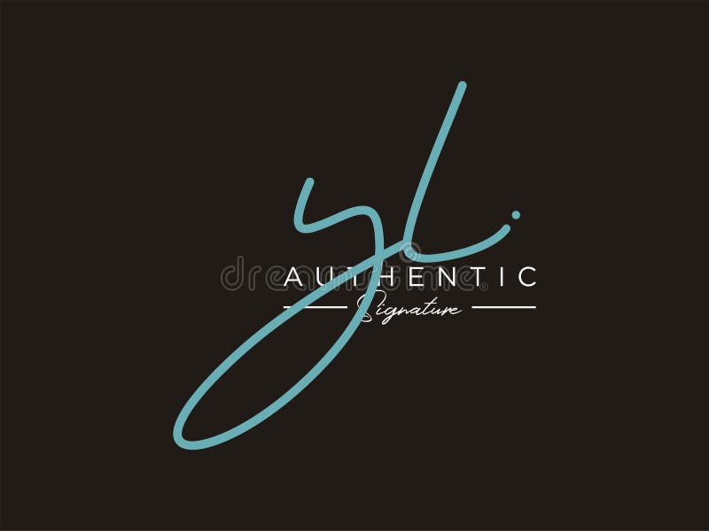 Yl Signature Stock Illustrations – 188 Yl Signature Stock Illustrations ...