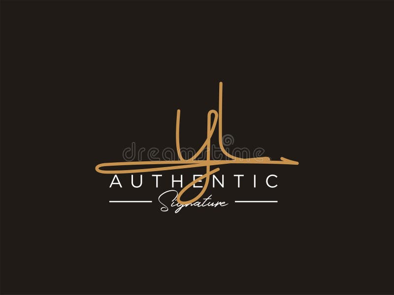 Yl Signature Stock Illustrations – 187 Yl Signature Stock Illustrations ...
