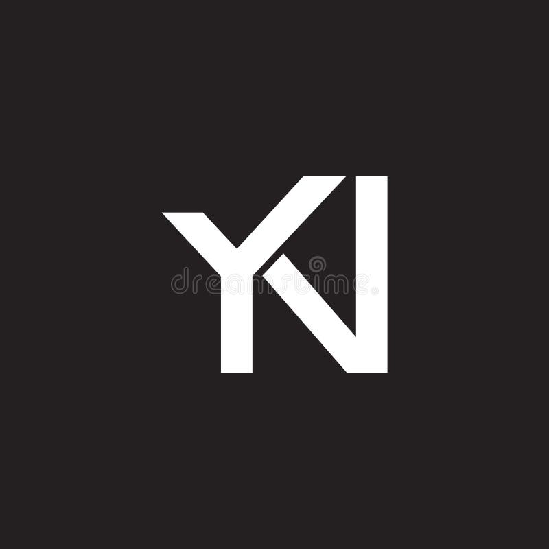 Letter Yn Linked Geometric Line Simple Logo Vector Stock Vector ...