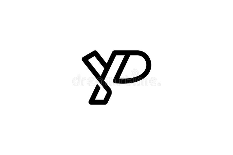 Letter YP or PY Logo Design Vector Stock Vector - Illustration of ...