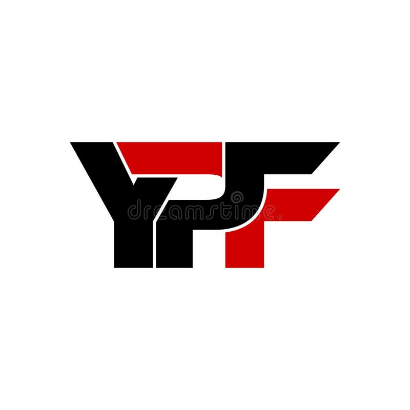 Letter YPF Simple Monogram Logo Icon Design. Stock Vector ...