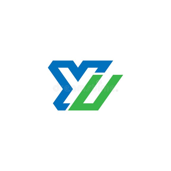 Letter YU Negative Space Logo, YU Monogram, Initial YU Logo, YU Logo ...