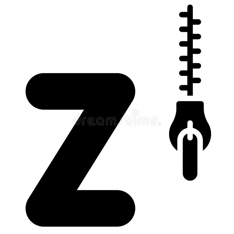 Alphabet Z Zip Stock Illustrations – 52 Alphabet Z Zip Stock ...