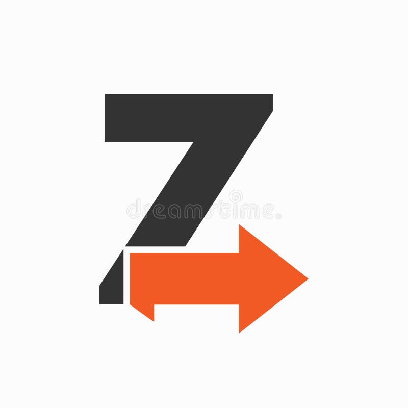 Letter Z with Arrow Icon, Financial Growth Logo Design Stock Vector ...