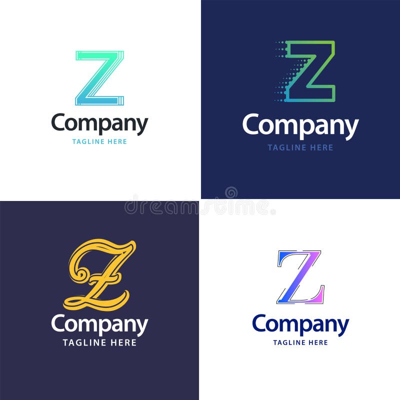 Letter Z Big Logo Pack Design Creative Modern Logos Design for Your ...