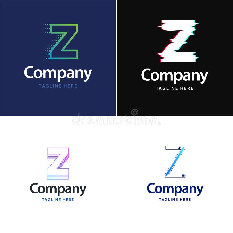 Letter Z Big Logo Pack Design Creative Modern Logos Design for Your ...