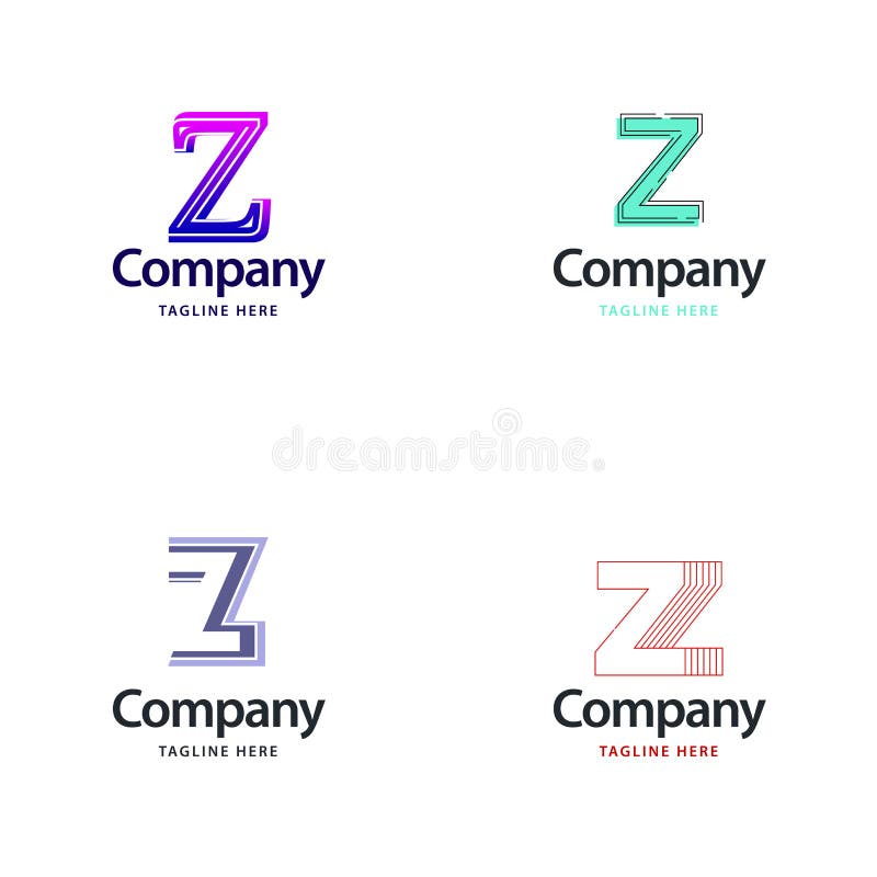 Letter Z Big Logo Pack Design Creative Modern Logos Design for Your ...