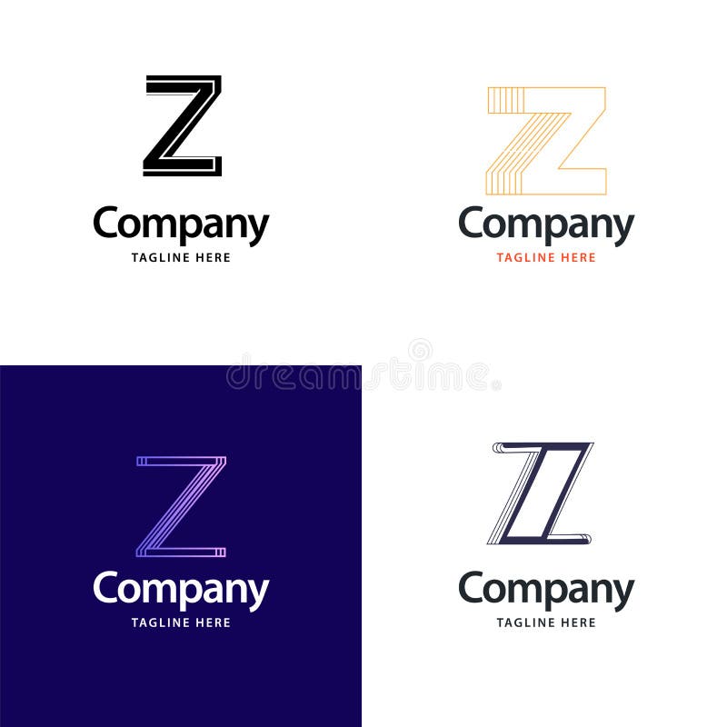 Letter Z Big Logo Pack Design Creative Modern Logos Design for Your ...