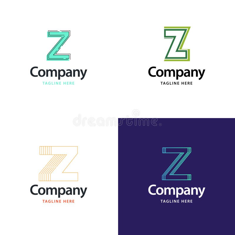 Letter Z Big Logo Pack Design Creative Modern Logos Design for Your ...