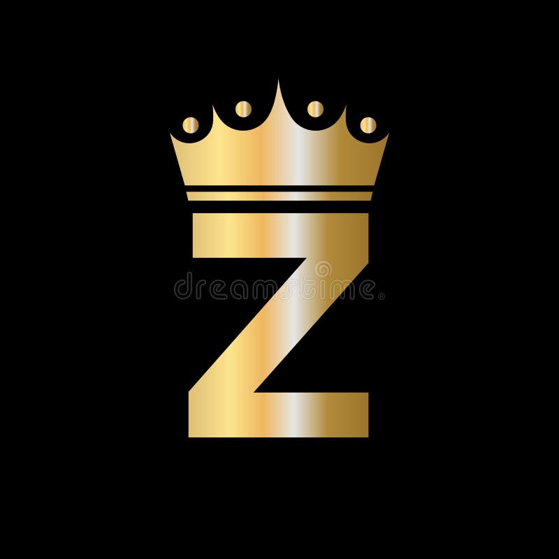 Letter Z Charity Crown Logo Design with Unit Symbol Vector Template ...