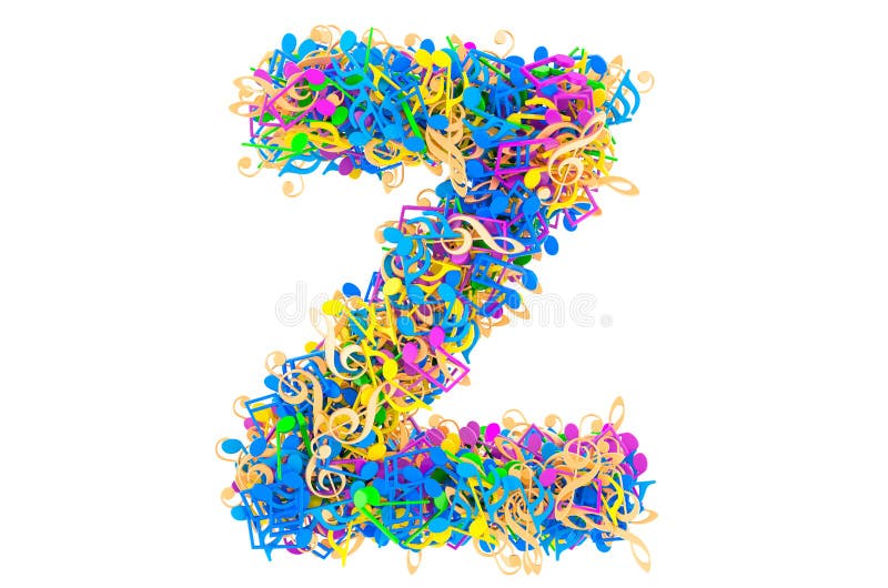 Musical Notes Alphabet Stock Illustrations – 353 Musical Notes Alphabet ...