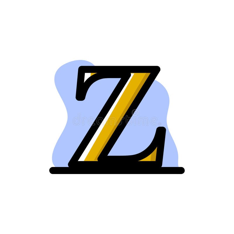 Letter Z Conceptual Icon Vector Illustration Design Stock Vector ...