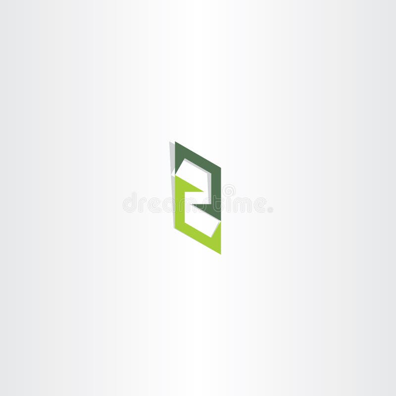 Letter Z Green Sign Logo Vector Icon Element Stock Vector ...