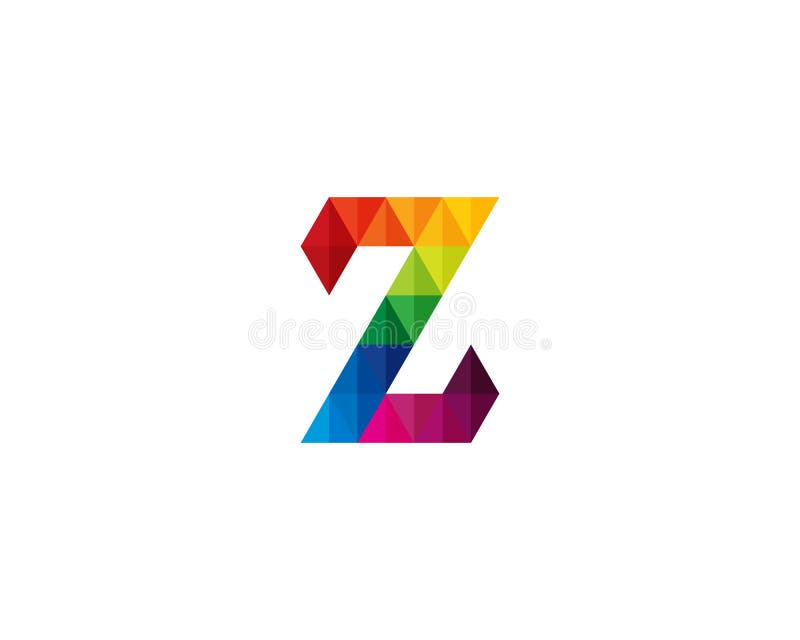 Letter Z Icon Logo Design Element Stock Vector - Illustration of font ...