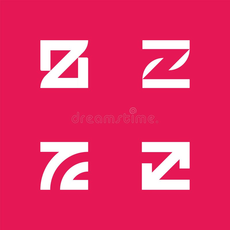 Letter Z Logo Design Template Elements Stock Vector - Illustration of ...