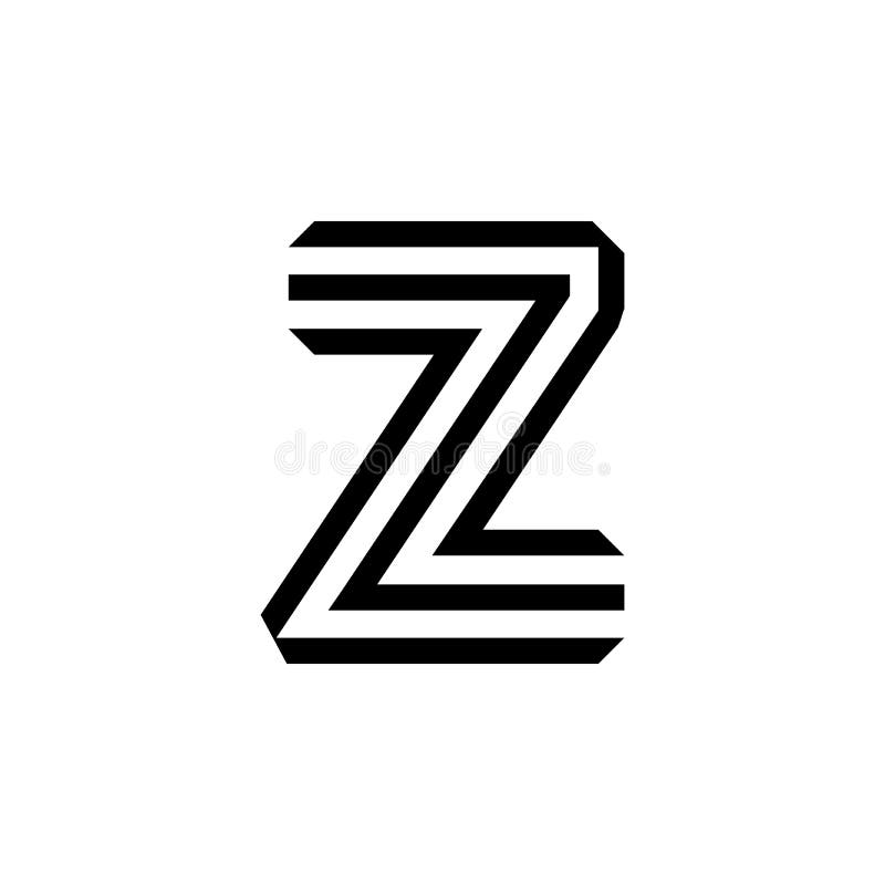 Letter Z modern logo stock illustration. Illustration of graphic ...