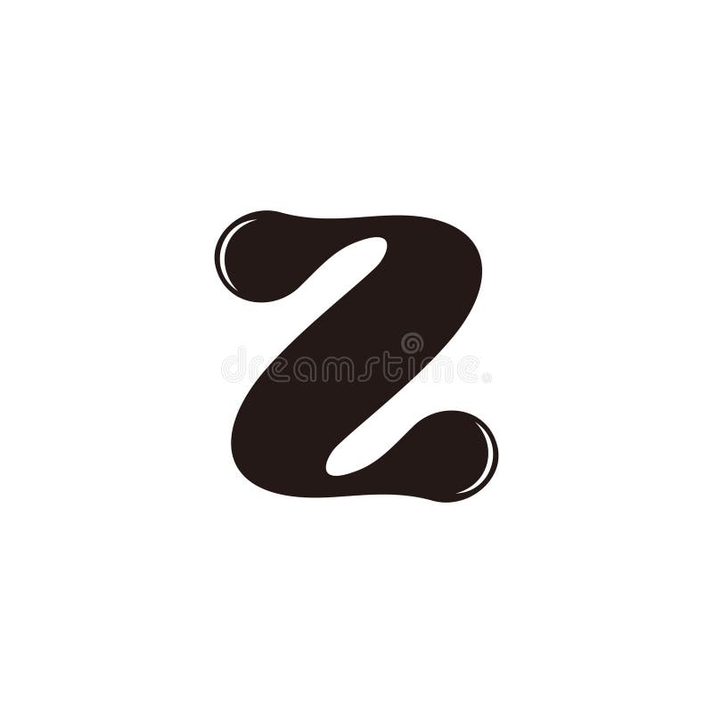 Letter Z Oil Water Curves Logo Vector Stock Vector - Illustration of ...