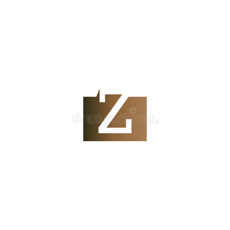 Letter Z on the Square Icon Template Stock Vector - Illustration of ...