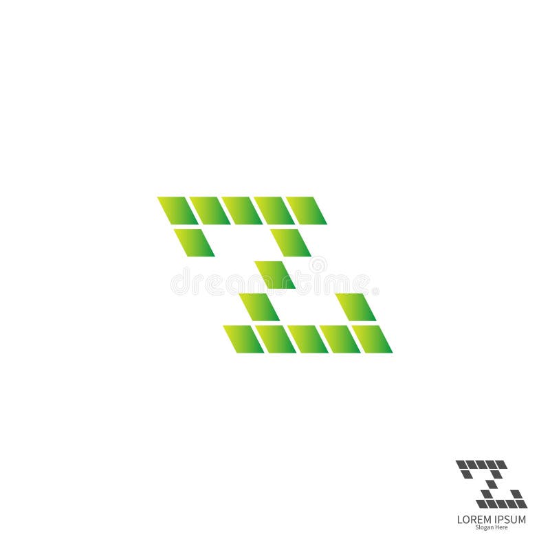 Letter Z Square Logo Icon Concept Design Stock Vector - Illustration of ...