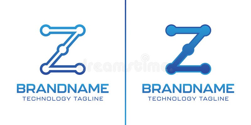 Letter Z Technology Logo, Symbolize Progress, Innovation, and Digital ...