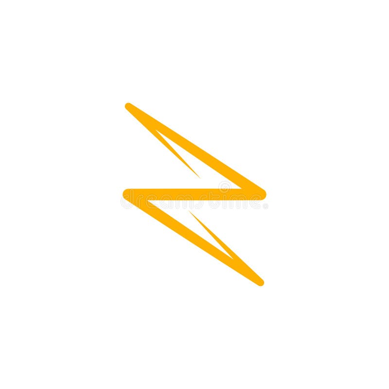Letter Z Thunder Bolt Logo Vector Stock Illustration - Illustration of ...
