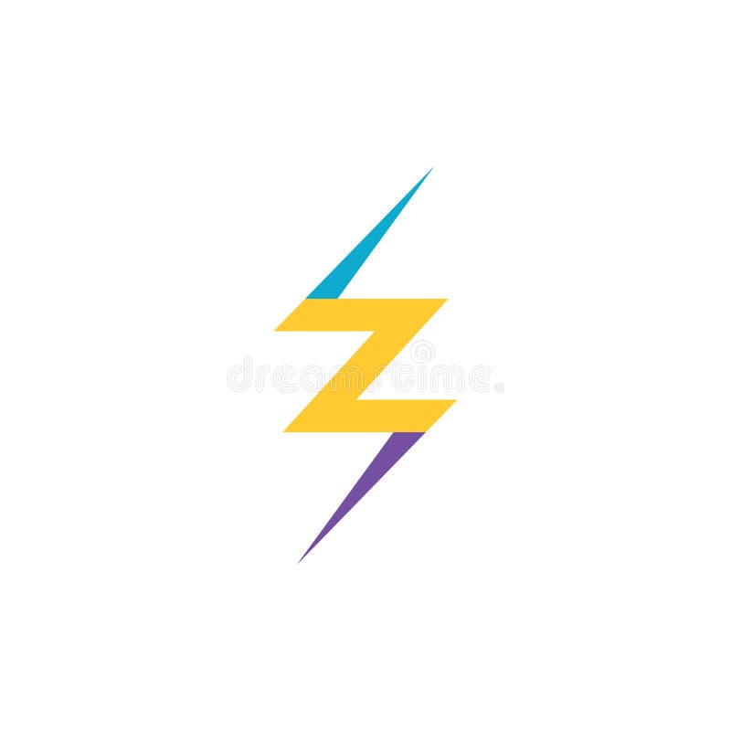 Z Thunder Letter Stock Illustrations – 65 Z Thunder Letter Stock ...