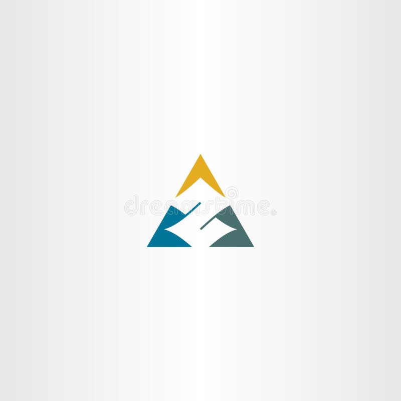 Letter Z in Triangle Logo Icon Vector Stock Vector - Illustration of ...