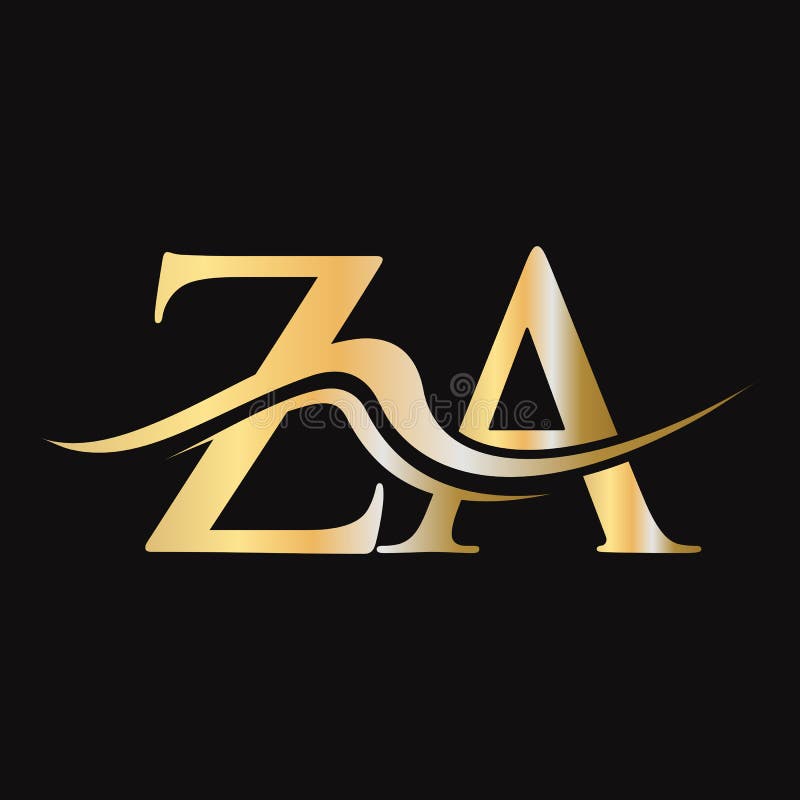 Letter ZA Logo Design. Initial ZA Logotype Template for Business and ...