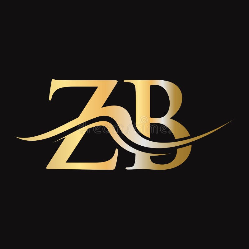 Letter ZB Logo Design. Initial ZB Logotype Template for Business and ...