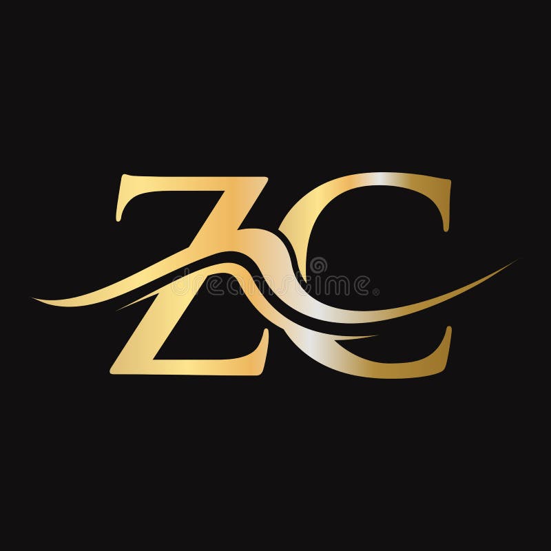 Letter ZC Logo Design. Initial ZC Logotype Template for Business and ...