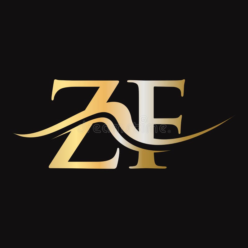 Letter ZF Logo Design. Initial ZF Logotype Template for Business and ...