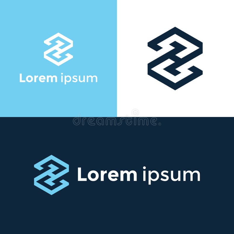 Letter ZH Initial Logo Design Modern Template Vector Illustration Icon ...