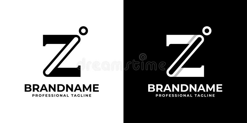 Letter ZI or IZ Monogram Logo, Suitable for Any Business with ZI or IZ ...