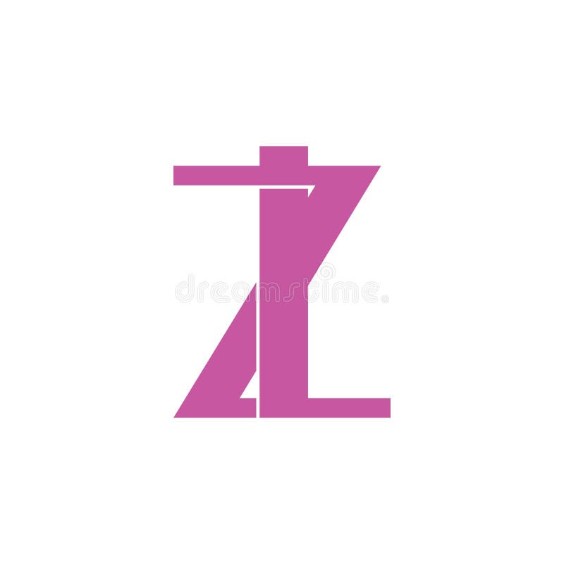 Letter Zl Simple Linked Monogram Geometric Logo Stock Vector ... Letter Zl Simple Linked Monogram Geometric Logo Stock Vector ...
