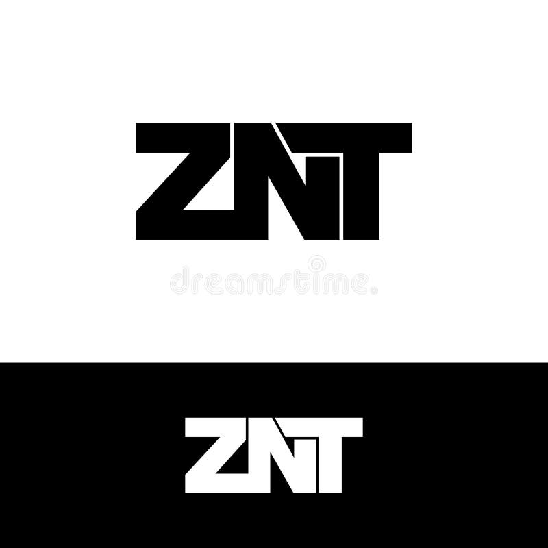 Letter ZNT Simple Monogram Logo Icon Design. Stock Vector ...