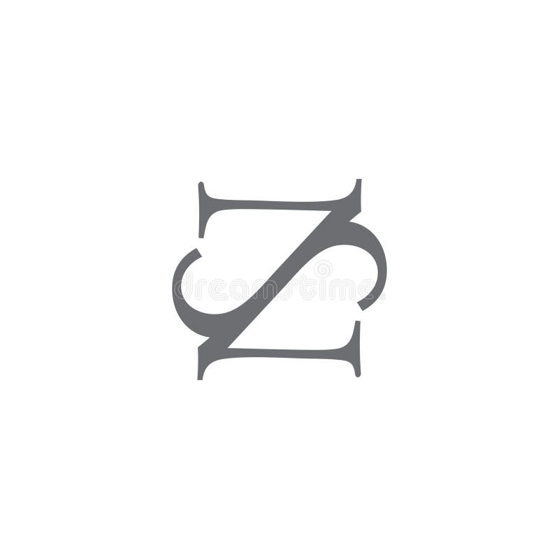 Letter Zs Curves Elegant Shape Simple Logo Vector Stock Vector ...