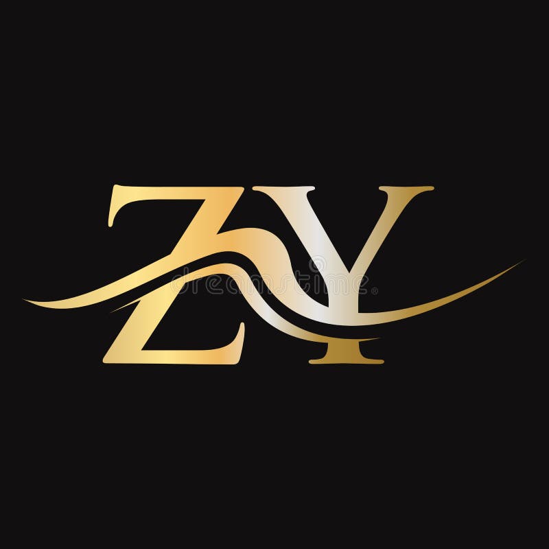 Letter ZY Logo Design. Initial ZY Logotype Template for Business and ...