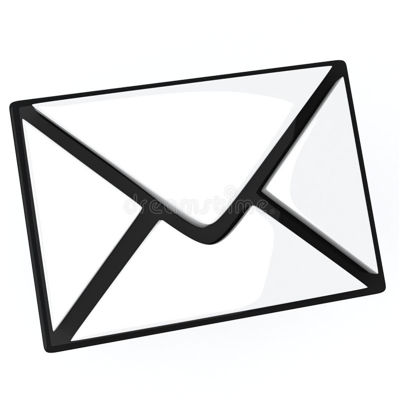 Lettera - Simbolo Del Email, 3d Illustrazione di Stock - Illustrazione ...