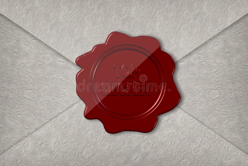 Nota Confidenziale Della Lettera Del Messaggio Top-secret Della Busta ...