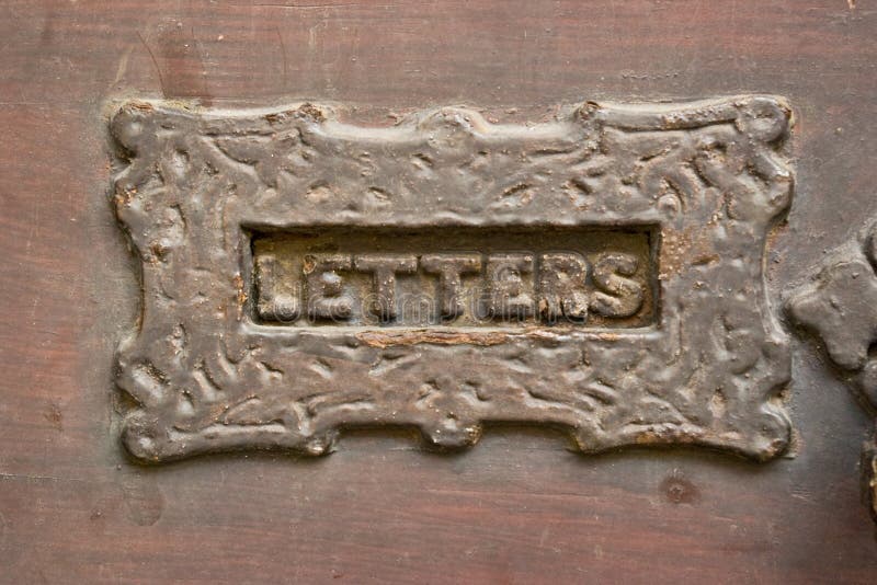 Letterbox slot stock image. Image of macro, obsolete - 10370067