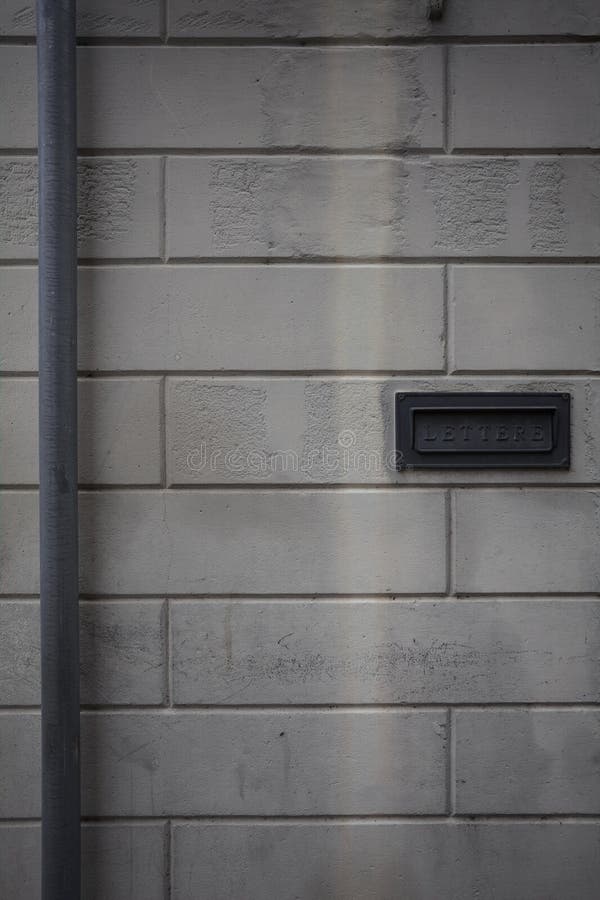 Letterbox in a wall stock photo. Image of colorful, decorate - 361603264