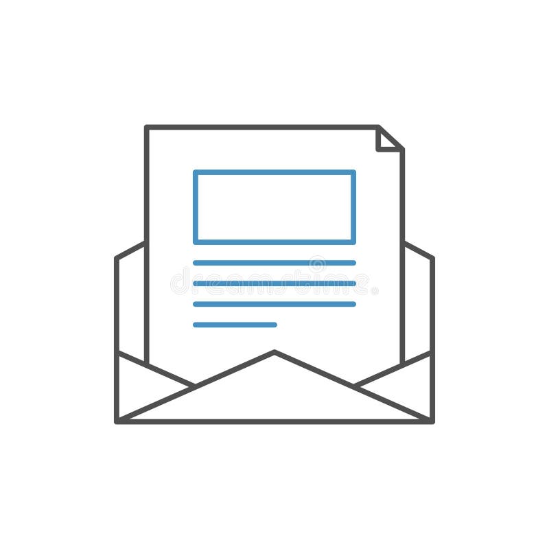 Open Folder Paper Envelope Isolated Stock Illustrations – 708 Open ...