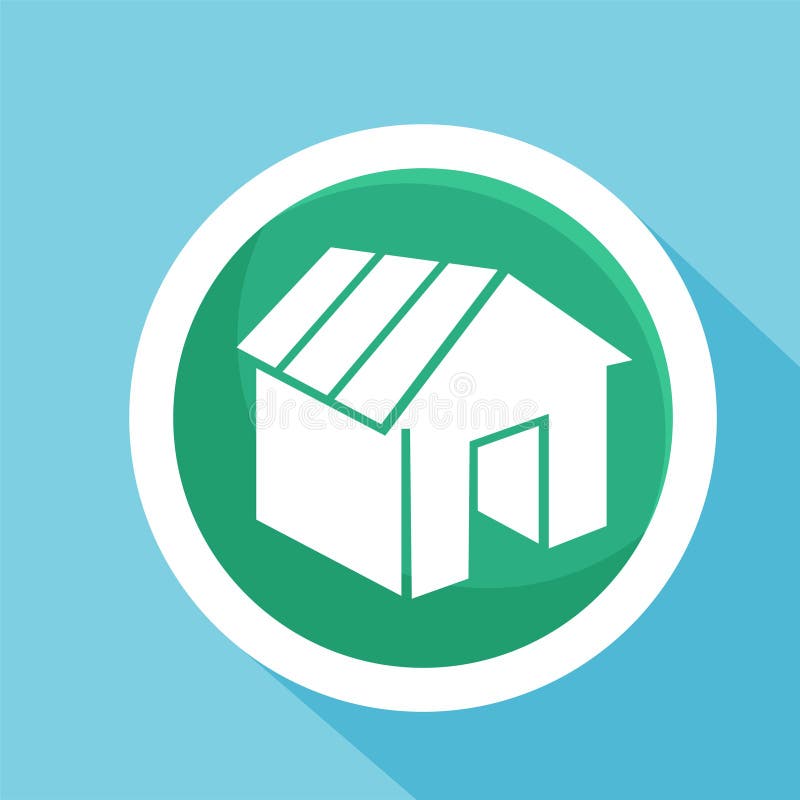 House or Residence Vector Icon and Home Symbol Icon Vector Illustration ...